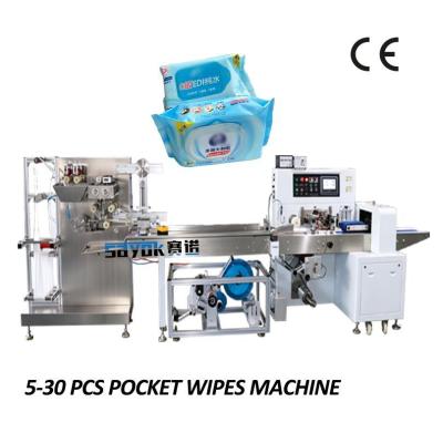China Fully Automatic Wet Wipes Packing Machine designed to handle different packaging materials for sale