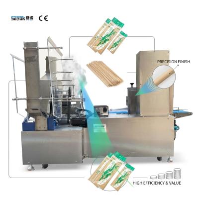 China Upgrade Servo Control Bamboo Sticks Counting Packing Machine For Small BBQ Skewers for sale