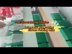 Luvas automáticas do PVC da máquina de ensaque do filme automático do CPE da máquina de embalagem 2.8KW