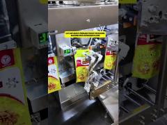 Small Premade Pouch Packing Machine For Snacks With Nitregon Filling