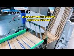 Skewers Automatic Sorting Counting Packing Machine Line