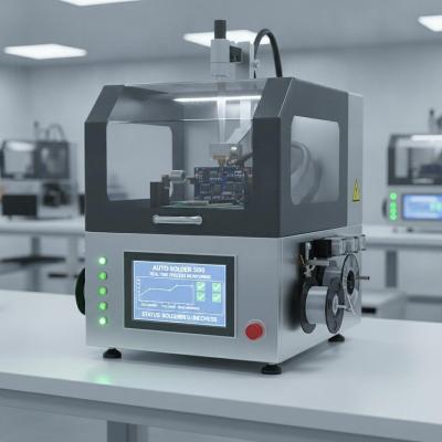China Used For Soldering Electronic Components On PCB Boards Automatically automatic soldering machine with LCD display enabling real-time process monitoring for sale