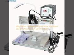 66kg Robotic Soldering Machines White Automated Soldering Machine With Ceramic Heater