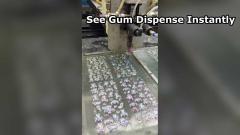 bubble gum panoramic visual dispensing machine