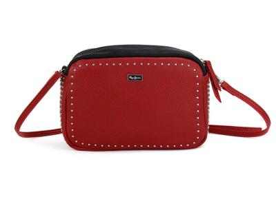 China Classical Red Ladies Cross Body Bags , Medium Sized Cute Crossbody Purses For Daily for sale
