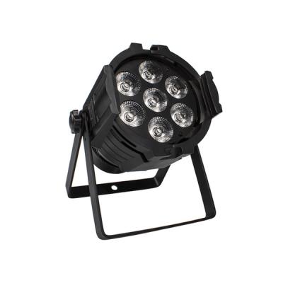 Cina luci par piane di plastica del DJ del lavaggio della luce RGBW 4in1 DMX512 di 7x12W LED in vendita