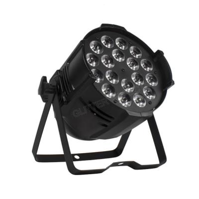 Cina La fase par Dmx512 che accende il carrello uv DJ della discoteca 6in1 di 18x18w Rgbwa accende 324w in vendita