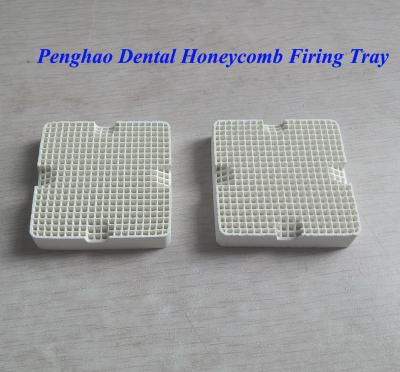 China D55mm Square Dental Honeycomb Firing Tray  (  ceramic pins, 55mm*55mm*12.5mm) for sale