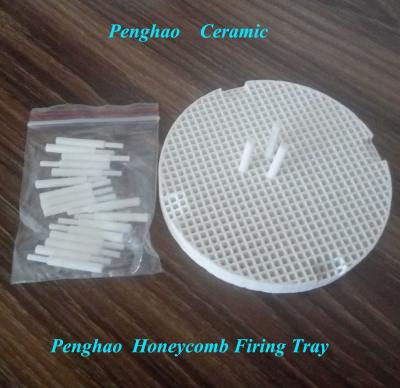 China D60mm Round Dental Ceramic  Honeycomb Firing Tray  (ceramic  pins) for sale