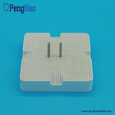 China Ceramic Honeycomb Firing Tray For Dental Lab ( Square shape ,Metal Pins) for sale