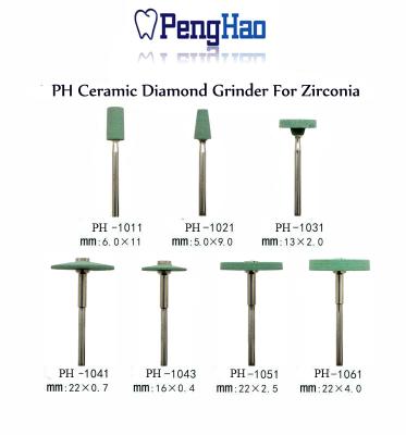 China Dental ceramic diamond tmpregnated green Grinding stone for zirconia teeth for sale