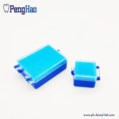 China dental plastic crown box with foam 1 inch and 2 inch/denture box/membrane box for sale