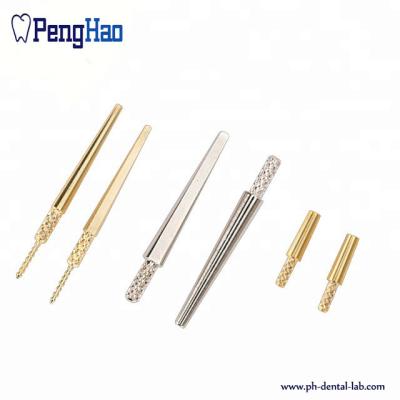 China Lab Use Impression Pins Brass Dental Pins Single Pins / Twin Pins / Dental Dowel Pins for sale