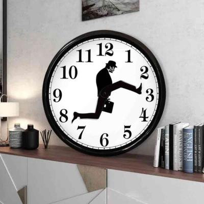 중국 New Product Minimalist Ministry Of Silly Walks Clock For Home Decor Wall Clock Funny Modern Silent Clock Wall Watch 판매용