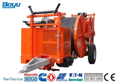 Κίνα Ανώτατη ένταση 2.5km/H που δένει με σπάγγο τον εξοπλισμό για υπερυψωμένο Tensioner καλωδίων ηλεκτροφόρων καλωδίων υδραυλικό προς πώληση