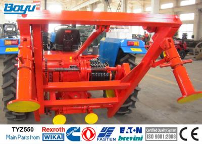 China 60kN Transmission Line Stringing Equipment Tractor Puller with 16mm Steel Wire Rope for sale