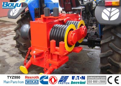China cabeza del tirador 5t uno del tractor del cable de la rueda de 325m m con número de 6 surcos en venta