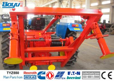 China cabeza del tirador 5t uno del tractor del cable de la rueda de 325m m con número de 6 surcos en venta