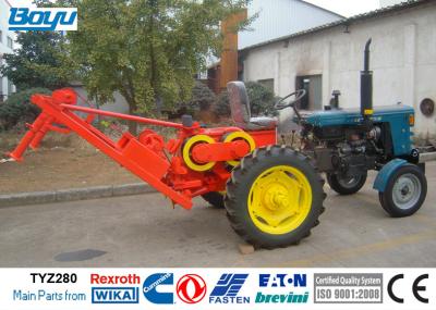 China Over Head Transmission Line Stringing Equipment OPGW ADSS Cable Tractor Puller 45kN 110kv for sale