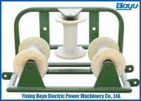 China Nylon Wheel Ground Corner Pulley Stringing Blocks 10kN Rated Load for Transmission Line Stringing for sale