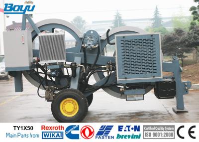 China Overhead 50kN 5T Hydraulic Tensioner with German Rexroth Speed Reducer Cummins Diesel Engine for sale