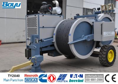 중국 2개 뭉치 지휘자 Cummins Engine Rexroth 펌프를 위한 장비 2 x 45kN를 묶는 유압 전기 9Tons 긴장 판매용