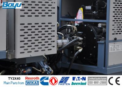 China 2 x 40KN dos lían la línea aérea equipo, tensor/frenadora hidráulico de los conductores de Cummins Engine en venta