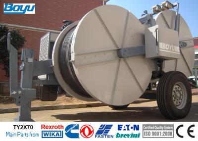 Cina tensione di 14Tons Cummins Engine che mette insieme attrezzatura con tedesco Rexroth del motore principale del conduttore ADSS/di OPGW in vendita