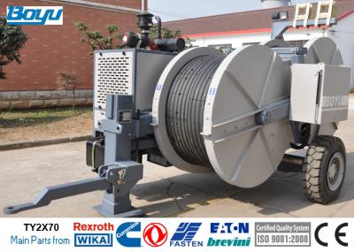 China 8 Tons 2 x 40kN Tension Stringing Equipment With Hydraulic Meter German for sale