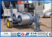 China 190kN 19T Hydraulic Puller Stringing Equipment for High Voltage Transmission Lines - 750mm Bull Wheel, 1400mm Reel for sale
