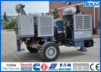 China 9 Ton 2x45kN Hydraulic Cable Stringing Equipment for OPGW ADSS Conductors - 40mm Max Diameter for sale