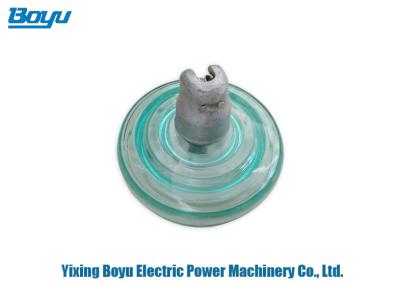 China Transmission Line High Voltage Glass Insulators , Disk Type Insulator for sale