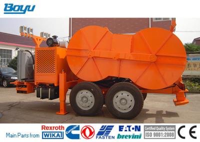 Chine tendeur hydraulique de câble de 1x160 KN quatre moteur du conducteur TY1x160 Cummis de paquet à vendre