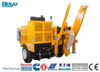 China TY90 Hydraulic Puller 100kN Power Line Stringing Equipment with 540mm Bull-wheel and 5km/h Speed for sale