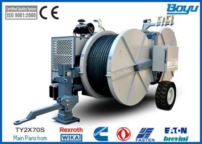 Cina tensione di 14Tons Cummins Engine che mette insieme attrezzatura con tedesco Rexroth del motore principale del conduttore ADSS/di OPGW in vendita