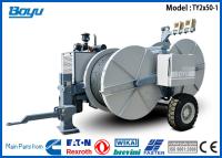 China Pulling Type 2x50KN Hydraulic Cable Tensioner Twin-bundle Conductor Cummins Engine German Rexroth Pump for sale