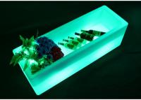 China Led Lighting Wine Storage Tank Rectangular Shape IP68 Waterproof RGB Remote controlled for sale