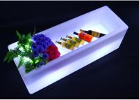 China Led Lighting Wine Storage Tank Rectangular Shape IP68 Waterproof RGB Remote controlled for sale