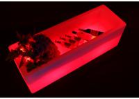 China Led Lighting Wine Storage Tank Rectangular Shape IP68 Waterproof RGB Remote controlled for sale