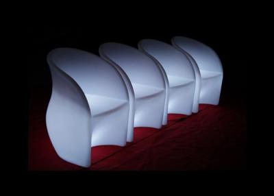 China Modern Flash Led Patio Furniture IP54 Light Up Garden Chairs Wear Resistance for sale
