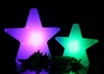 China Bar LED Illuminated Furniture Star Shaped PE Material RGB Color Changing for sale
