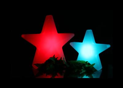China Bar LED Illuminated Furniture Star Shaped PE Material RGB Color Changing for sale
