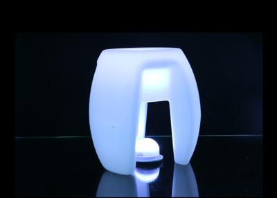 China Outdoor Colorful LED Illuminated Furniture Led Triangular Stool 80000h Life Time for sale