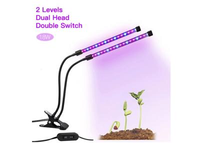 China Two Stage Hydroponic Led Grow Lights 36 Leds Adjustable 360 Degree 8CM Width for sale