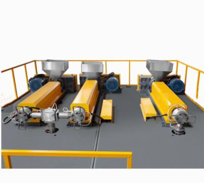 Cina Macchina gemellata del film della bolla della vite 90Kw per l'imballaggio dell'involucro 40m/Min Speed in vendita