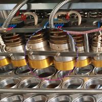 China Jelly Cup Fill Seal Packing Machine Double Head for sale