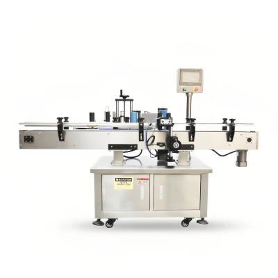 China Vertical Adhesive Labeling Machine Fully Automatic Round Bottle Labeling Machine for sale