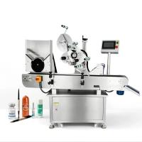 China High Efficiency Horizontal Labeling Machine 50Hz Round Bottle Labeling Machine for sale