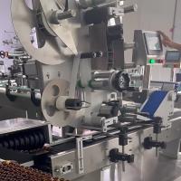 China High Efficiency Horizontal Labeling Machine 50Hz Round Bottle Labeling Machine for sale