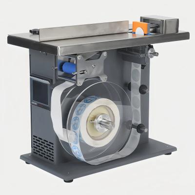 China 200W Automatic Labeling Machine Anti Tamper Corner Labeling Machine Portable for sale